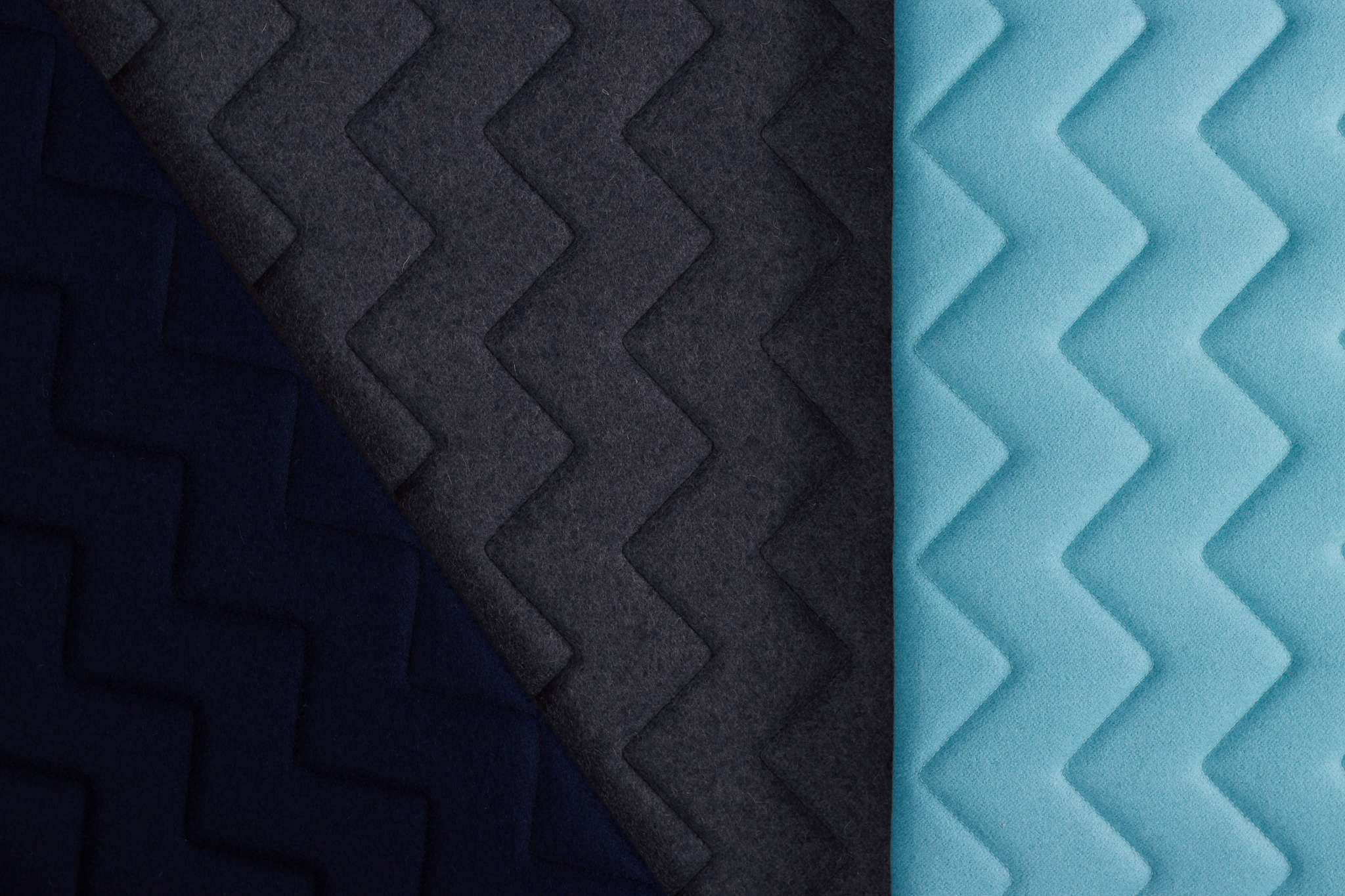 Synergy Quilt Chevron - Contract Upholstery Fabric Supplier